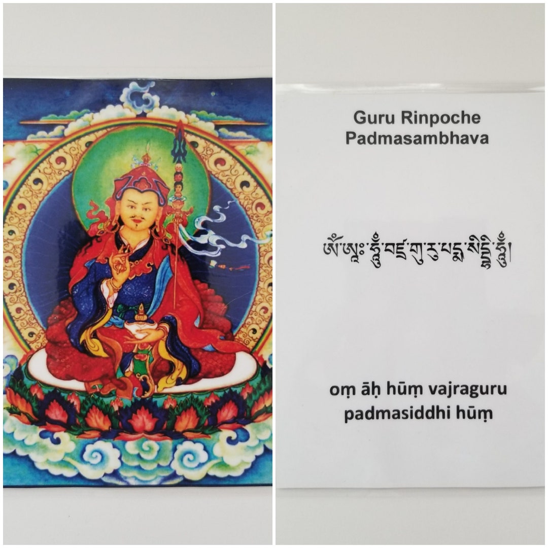 Guru Rinpoche Altar Card, Padmasambhava Altar Card, Buddha Card, Altar ...