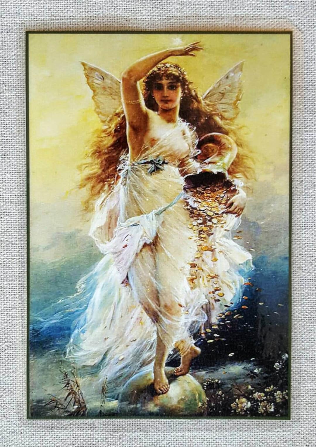 Goddess Fortuna Card, Invocation Card, Roman Goddess, Greek Goddess ...