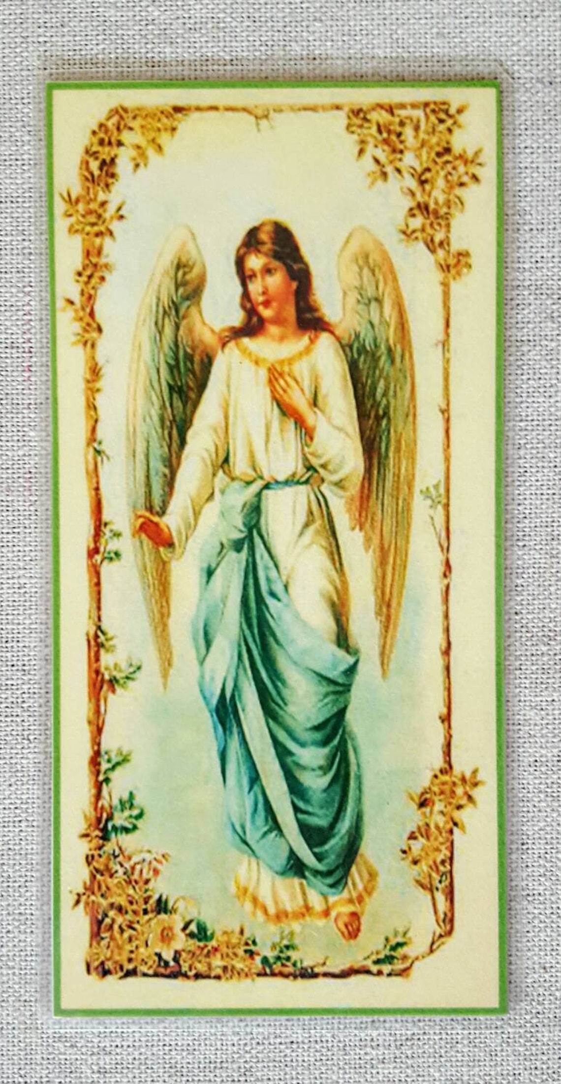 Angel Card Guardian Angel Card Angel Bookmark Altar Card - Etsy