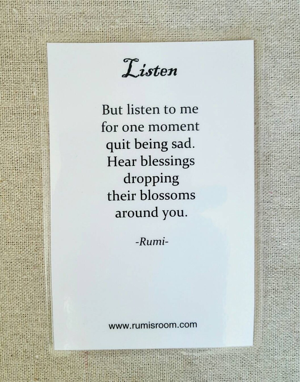 Rumi Card Rumi Quote Card Quote Card Vintage Middle Eastern - Etsy