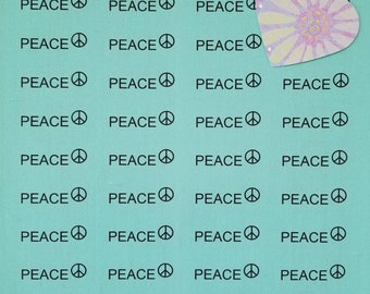 Words on Fabric Hand Printed Inspirational Words With Be - Etsy