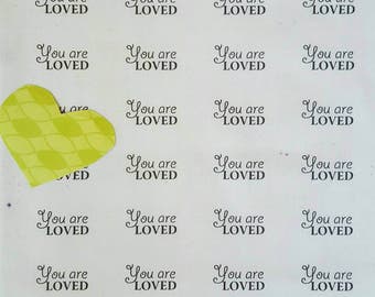 Words on Fabric Hand Printed Inspirational Words With Be | Etsy