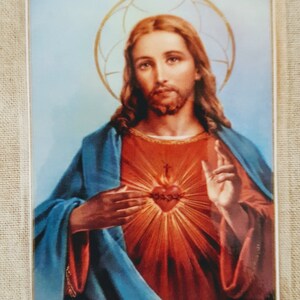 Jesus Card, Christ Card, Jesus Christ, the Lord's Prayer, Altar Card ...