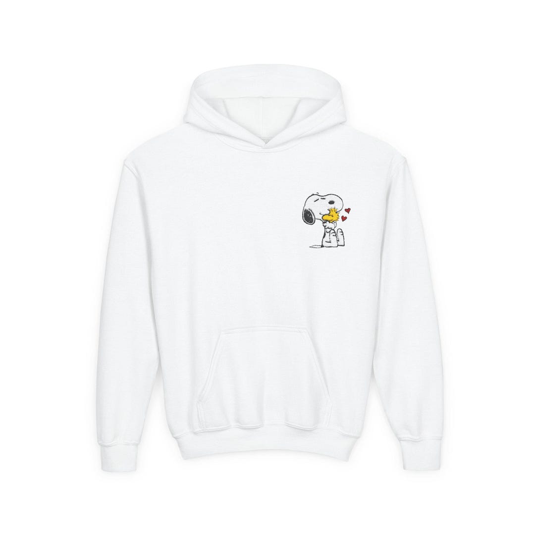 Snoopy Hugging Woodstock Hooded Sweatshirt | Kids Hoodie - Etsy