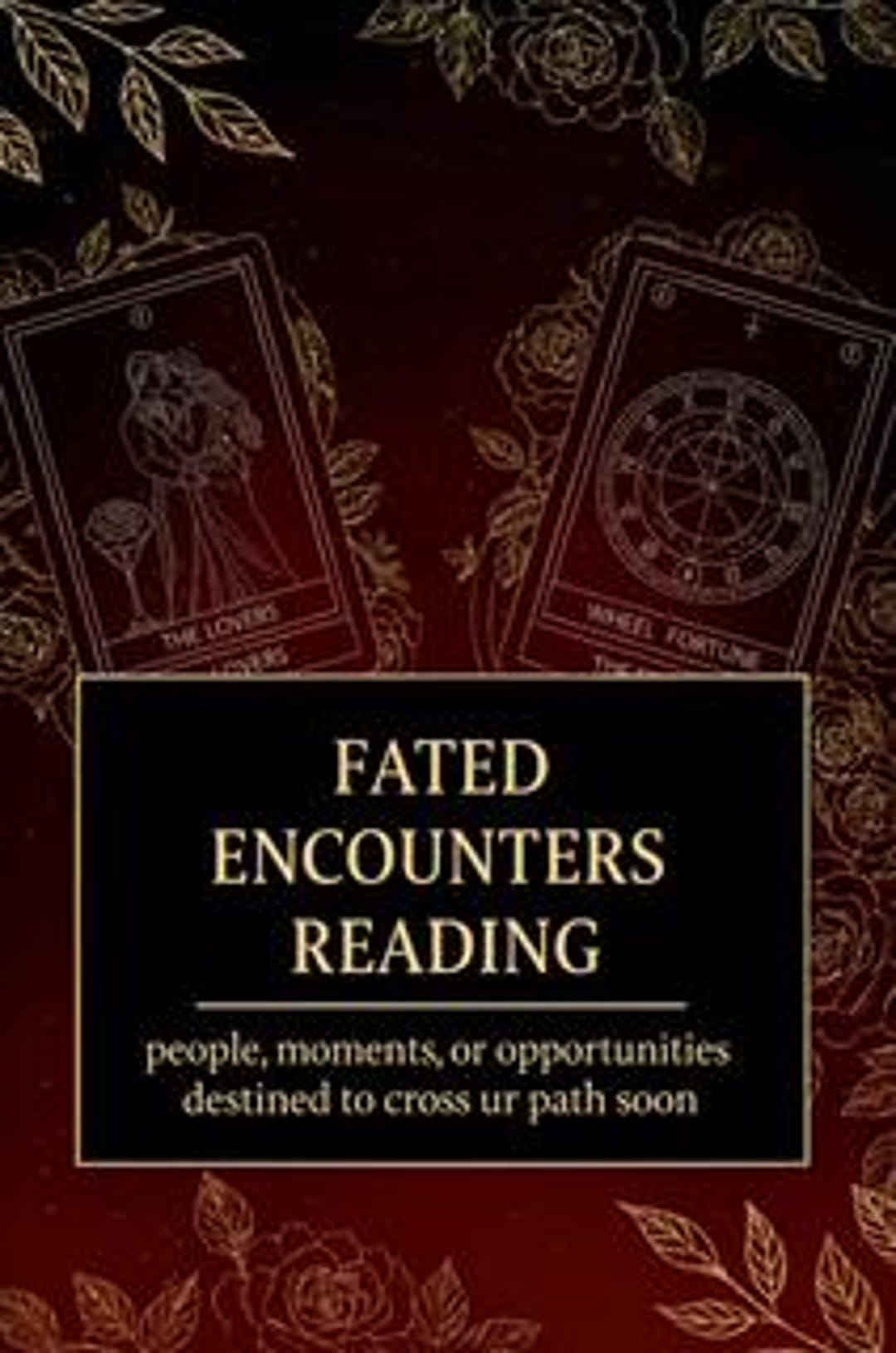 Fated Encounters Tarot Reading | Destiny, Synchronicity, Soul ...