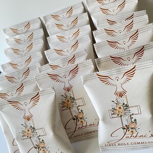 Holy Communion Personalised Crisps Packets | Girls and Boys Communion ...