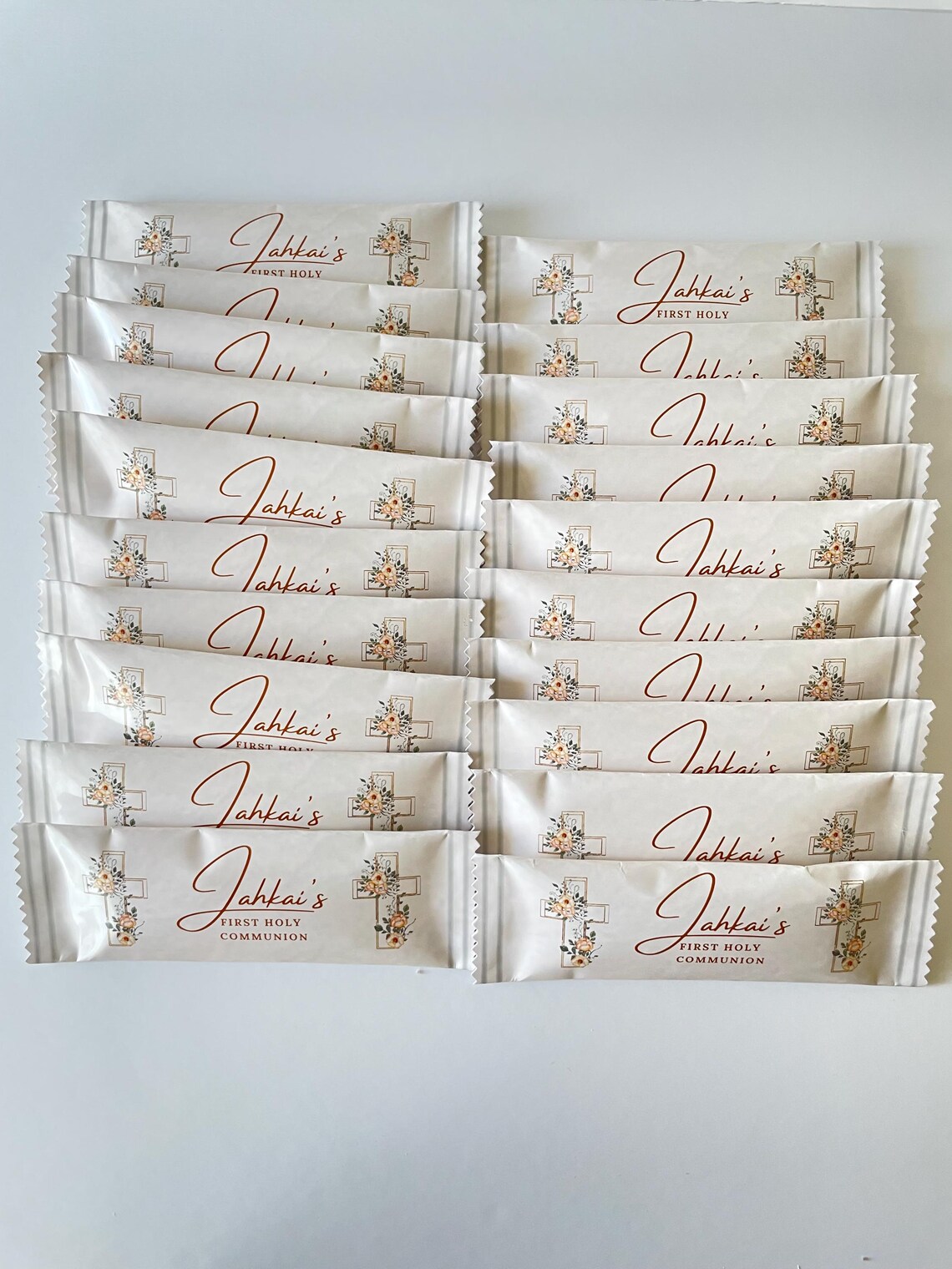 Holy Communion Personalised Crisps Packets | Girls and Boys Communion ...