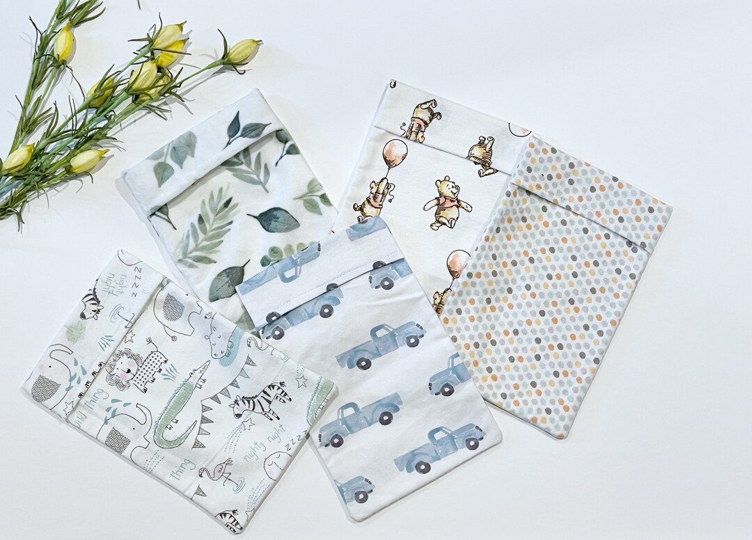 Ice Pack Cover Cozy Set of 2 for Hot or Cold Gel Pack With Fold Over ...