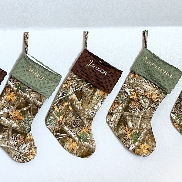 Personalized Hunting Christmas Stocking - Etsy
