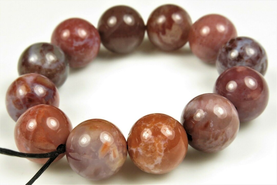 SALE 10% Off Was 11.25 so Sweet Beautiful Portugal Agate Round Bead ...