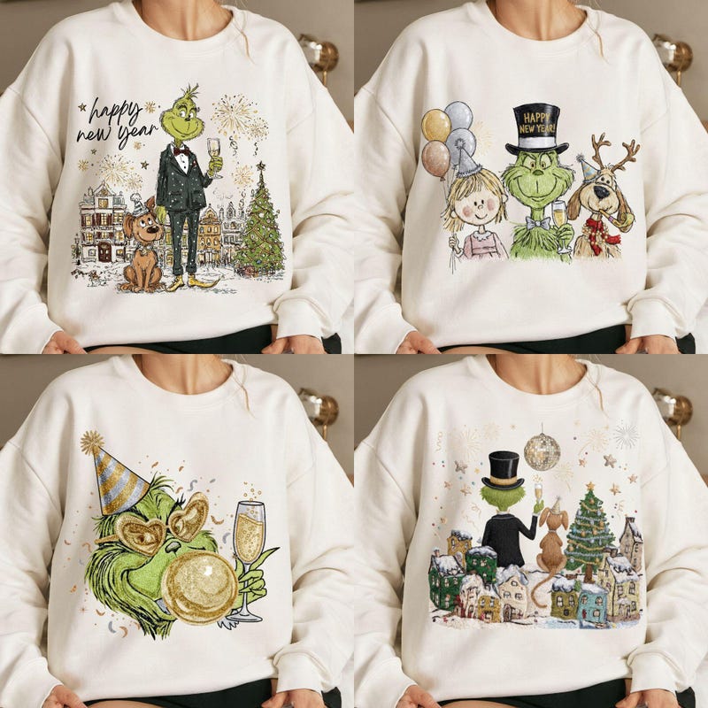 Grinch New Years 2026 - Etsy UK