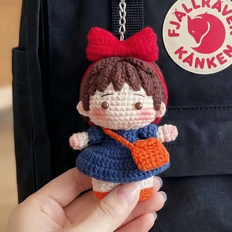 Kiki Ghibli Keychain - Etsy