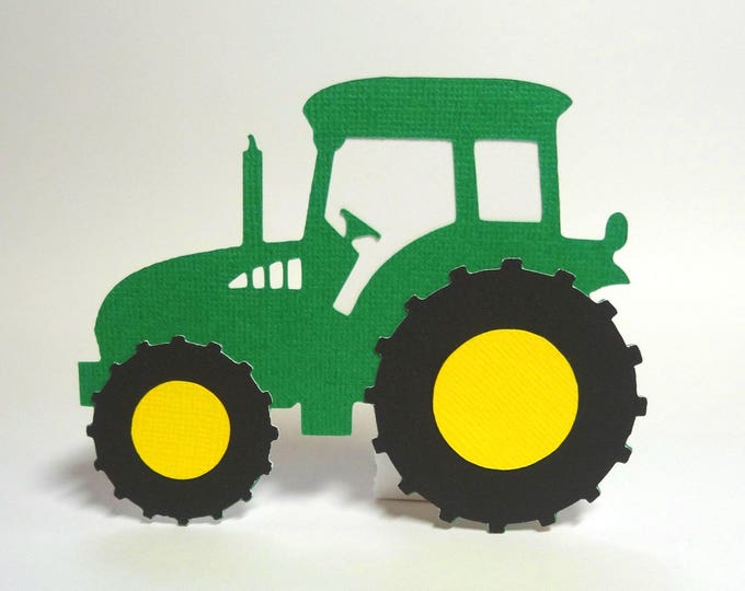 Farm Tractor SVG Cut File, JPG, DXF for Cameo Silhouette, Cricut Design ...