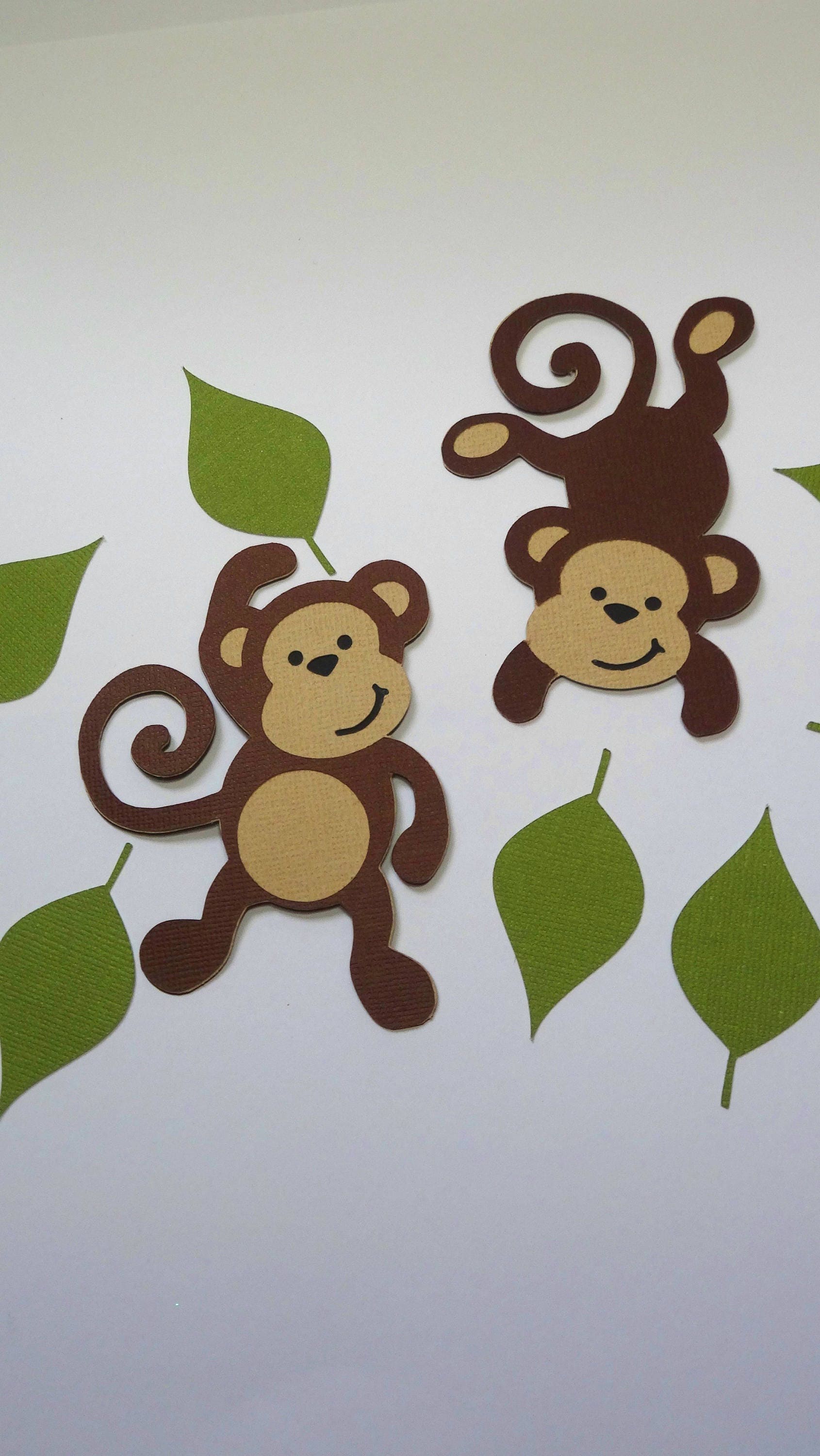 Monkey SVG Cut File, SVG, DXF for Cameo Silhouette, Cricut Design Space ...