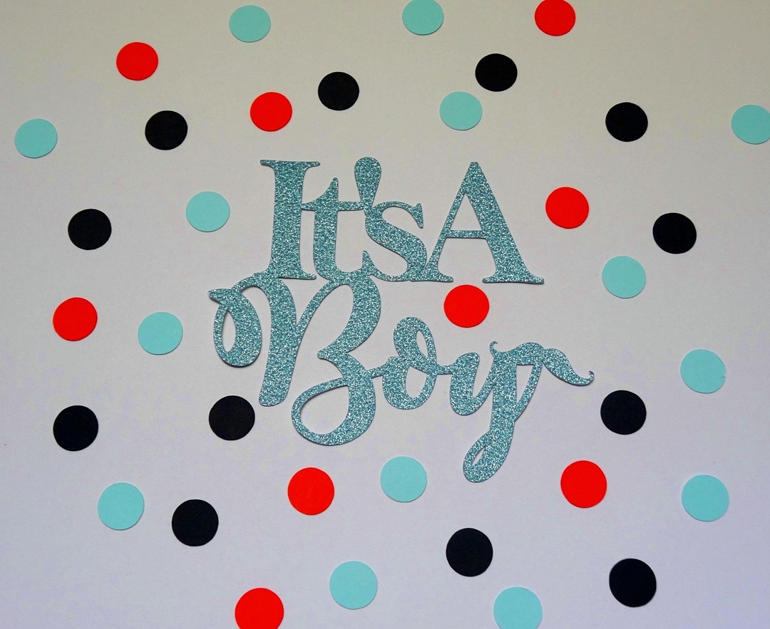 It's A Boy Cut File, JPG, SVG, DXF for Cameo Silhouette, Cricut Design ...