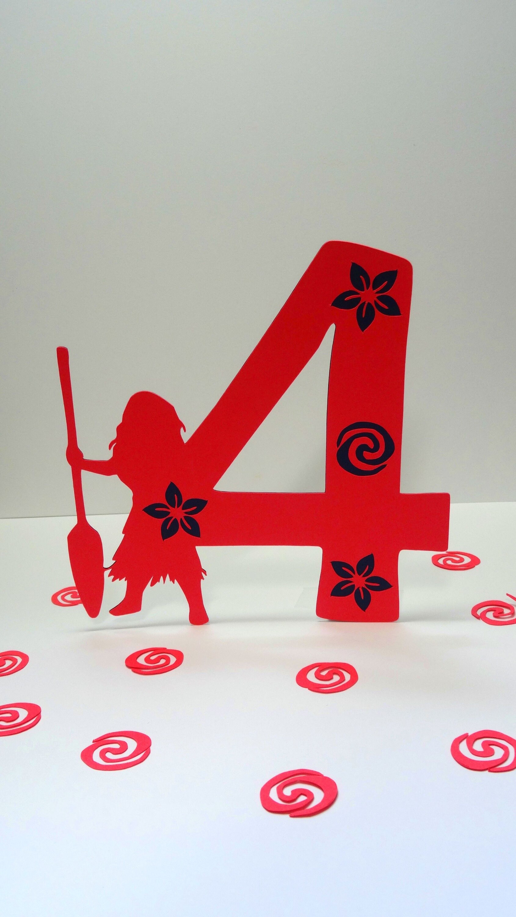 4th Birthday Cut File, JPG, SVG, DXF for Cameo Silhouette, Cricut ...