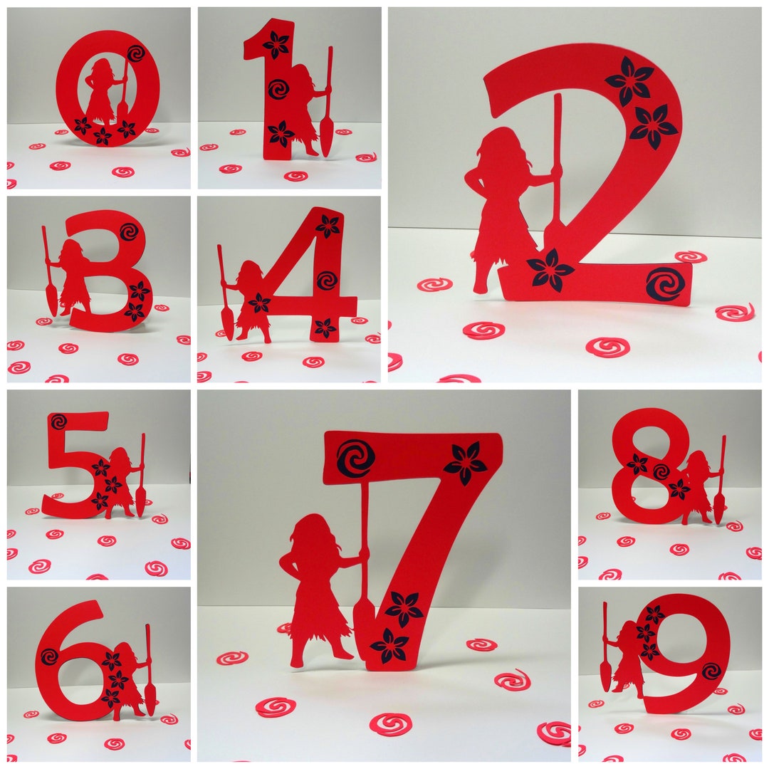 Numbers Cut File Set, JPG, SVG, DXF for Cameo Silhouette, Cricut Design ...
