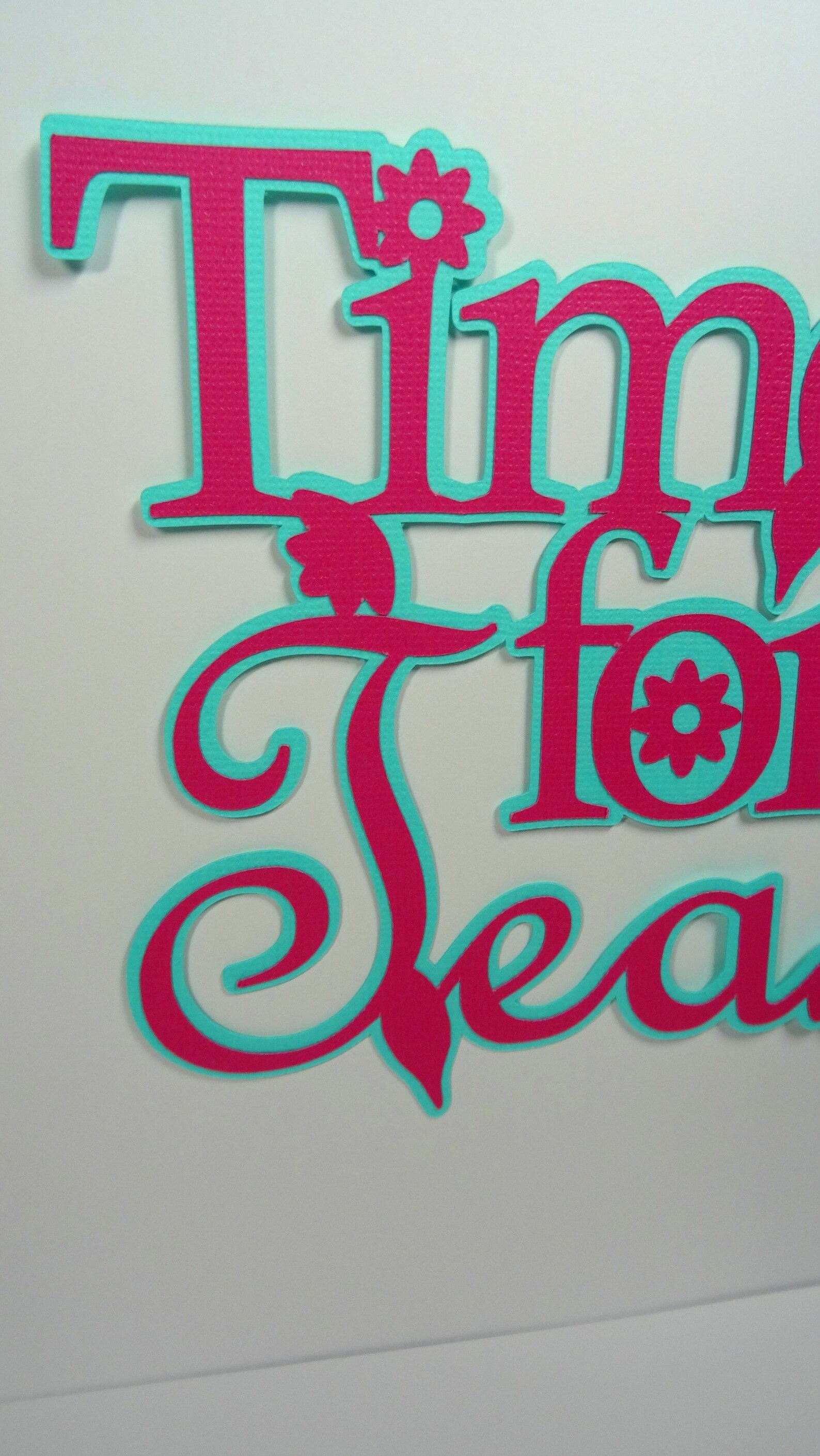 Time for Tea Sign SVG Cut File SVG DXF for Cameo Silhouette - Etsy