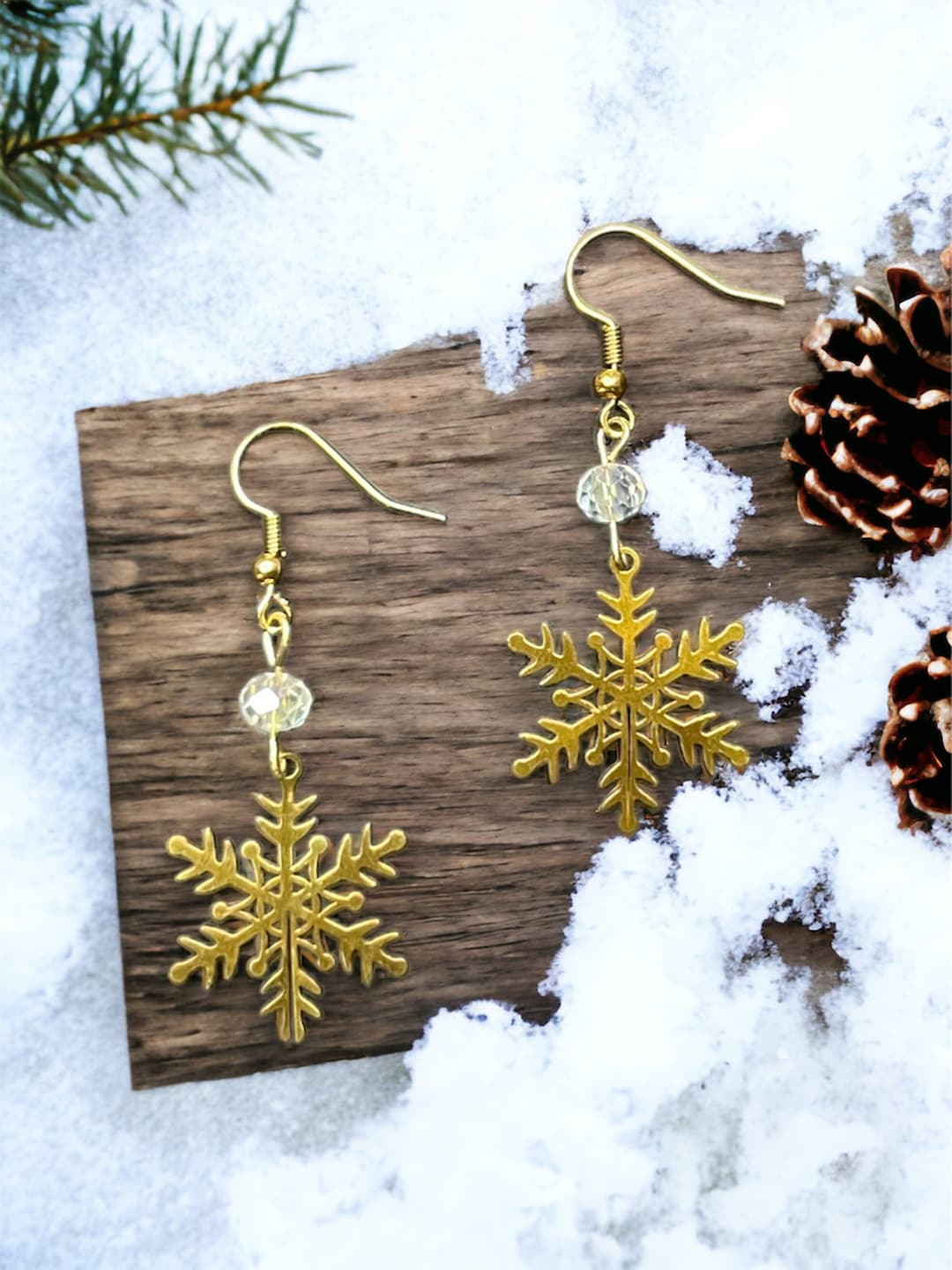 Winter Wonderland Snowflake Earrings - Etsy