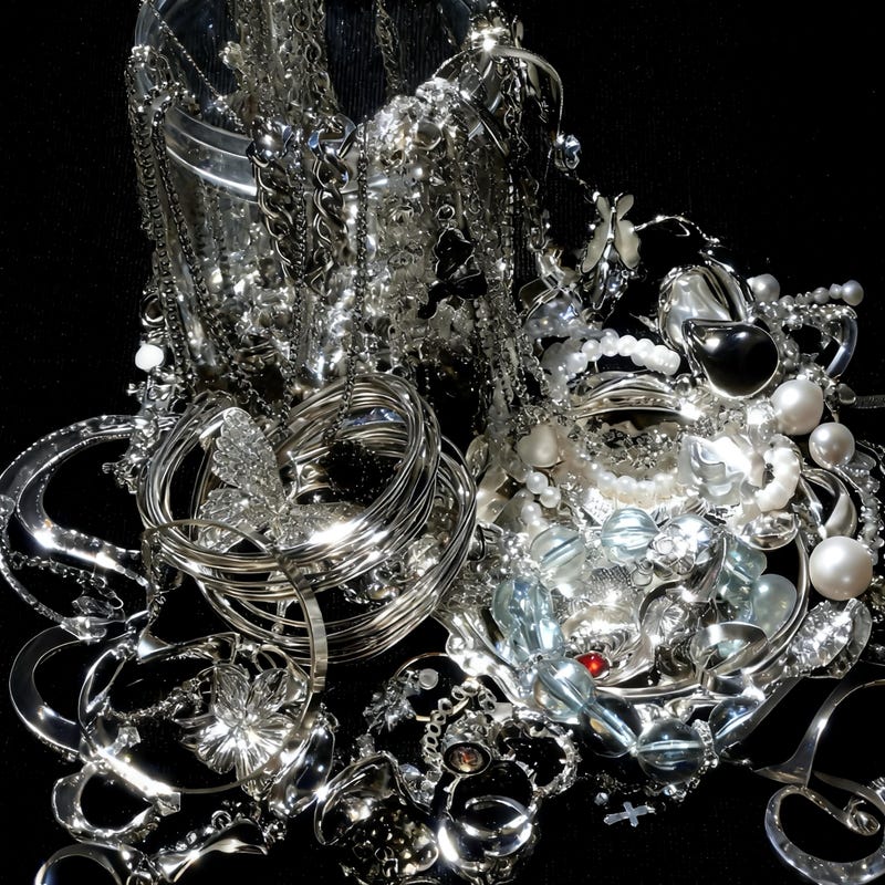 Silver Random Jars - Etsy