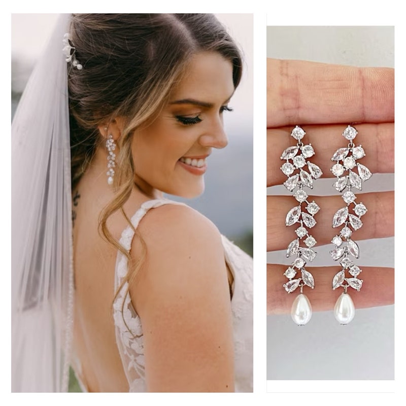 Bridal Earrings - Etsy