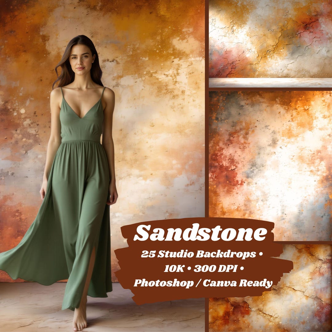Sandstone Texture Studio Backdrops, 25 Photography Backgrounds, 10K ...