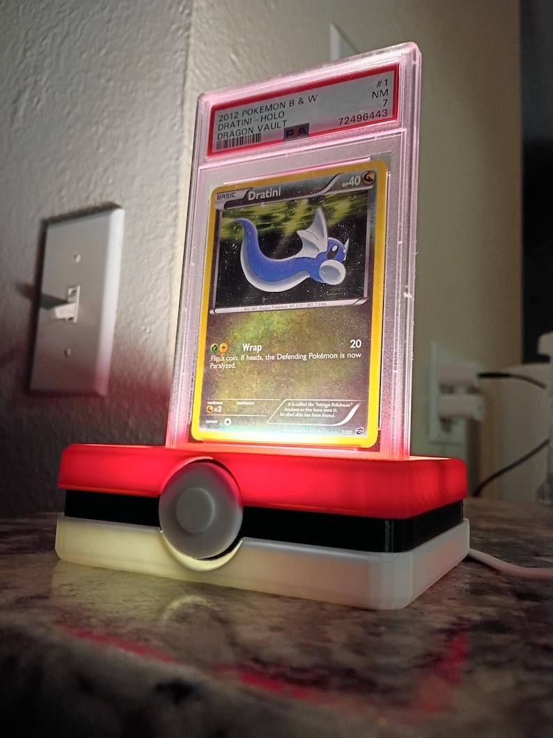 Illuminated Slab Display Lamp – Collector Edition Graded Card Stand ...