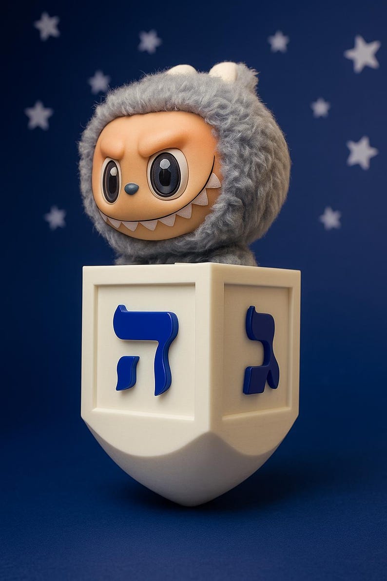 Dreidel Display Stand – Jewish Holiday Hanukkah Accessory for 17 Cm ...