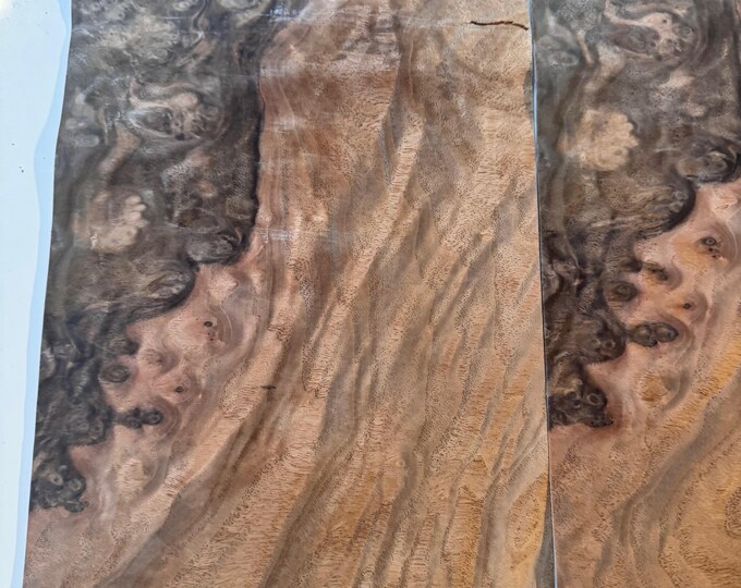 Highly Figured Black Walnut Burl 8 Sheet Bundle Veneer 6" X 14 ...