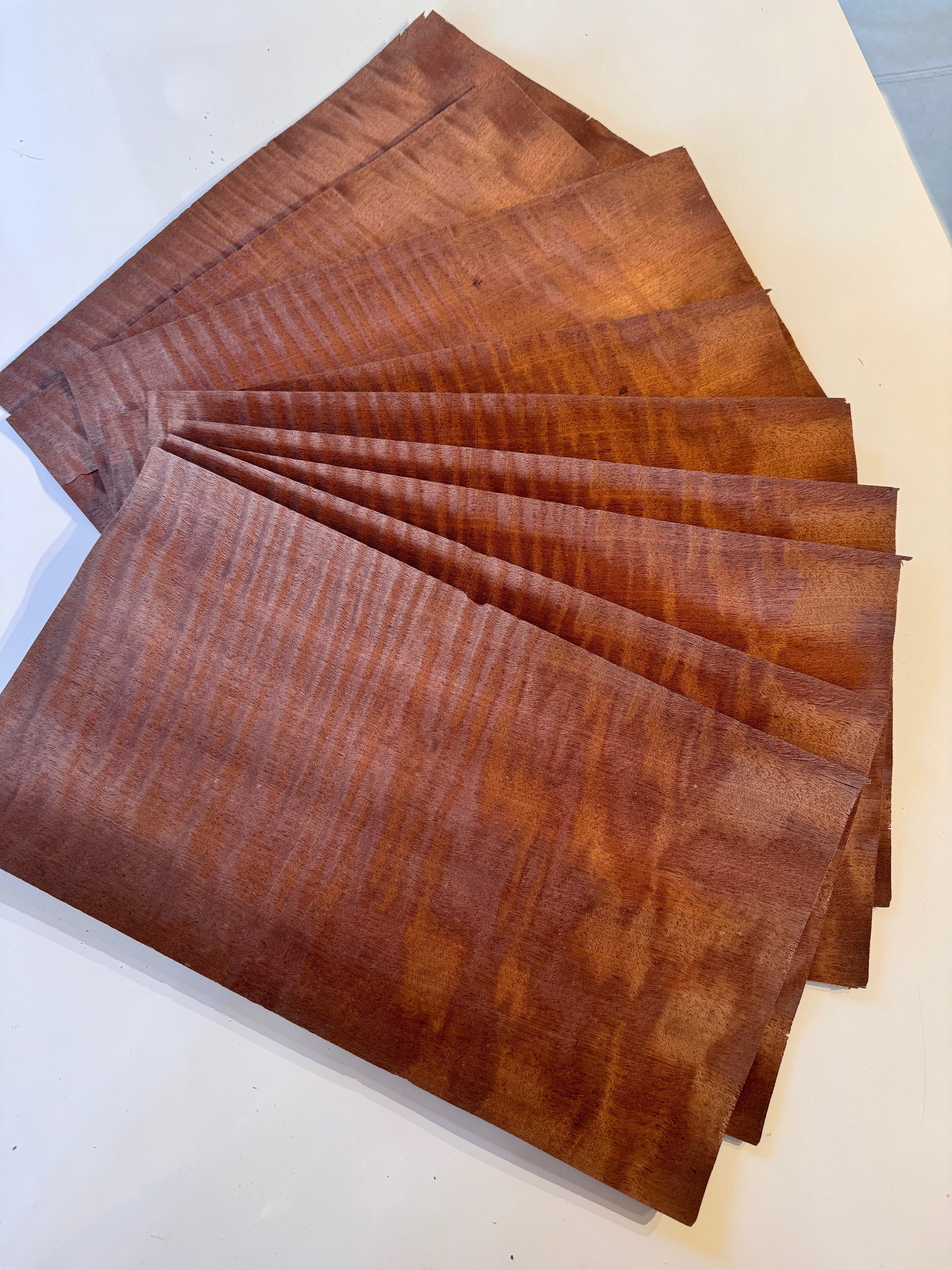 Highly Figured Makore 10 Plus 1 Veneer Bundle 7 X 14 - Etsy