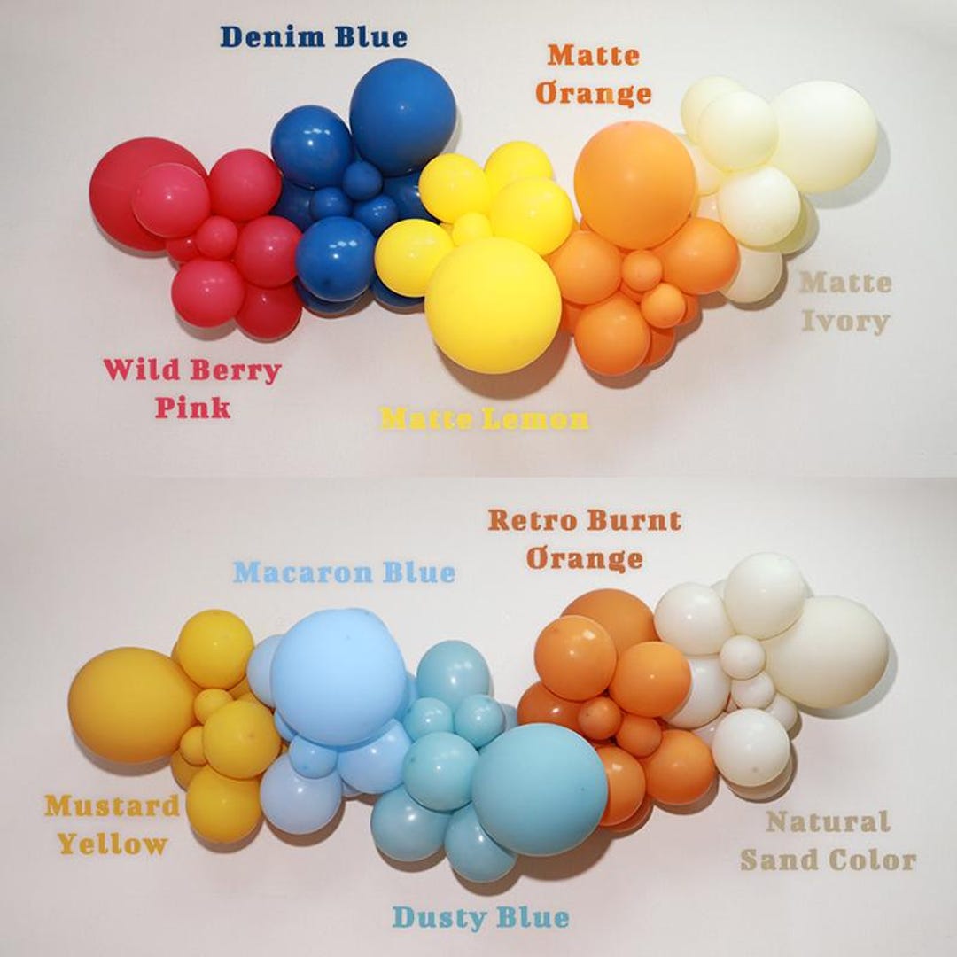 Custom Balloon Clusters, DIY Decorative Balloon Garland Kit, Custom ...