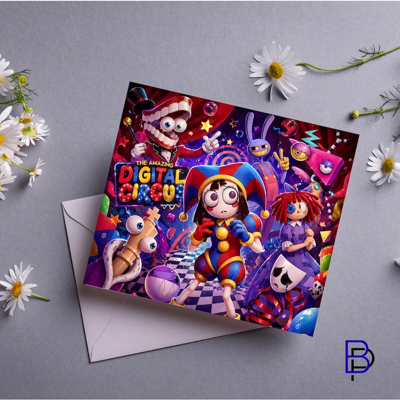 Digital Circus PNG Tumbler Wrap | Digital Circus | Animation Series ...