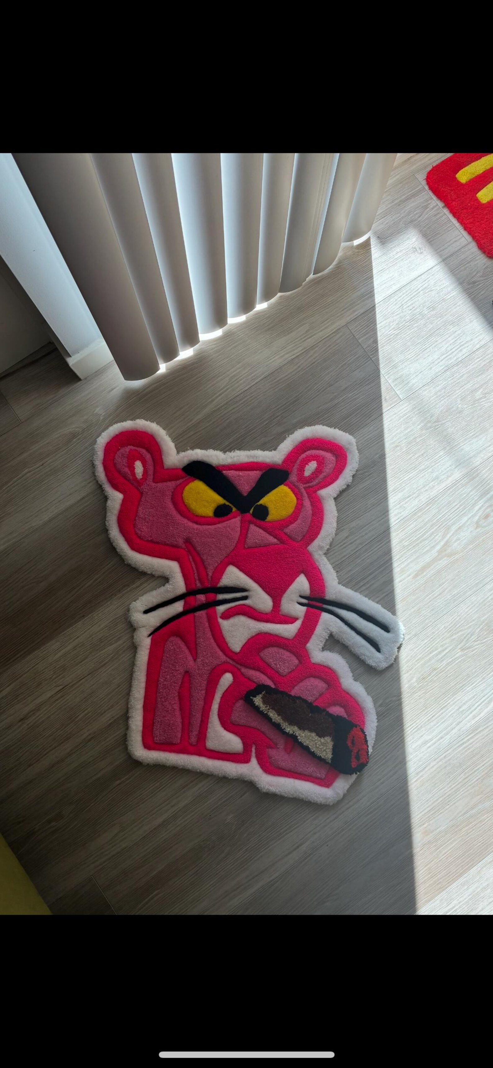 Pink Panther Rug - Etsy