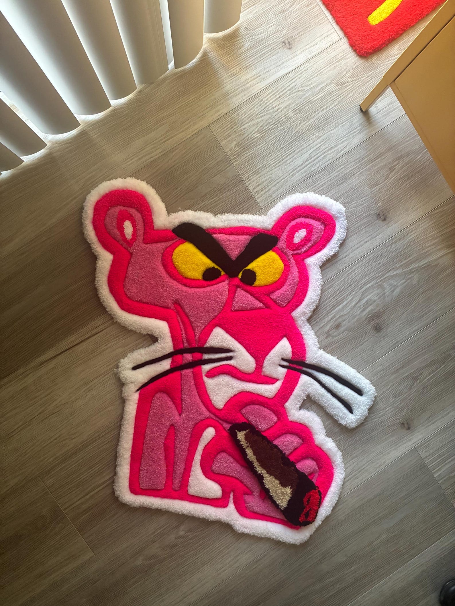 Pink Panther Rug - Etsy
