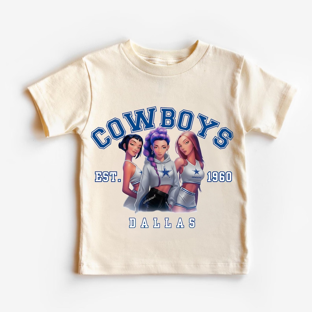 Huntrix Dallas Football Shirt for Kids & Women, KPOP Demon Hunters ...