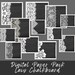 Lace and Chalkboard Digital Paper Pack: Wedding Designs (digital ...