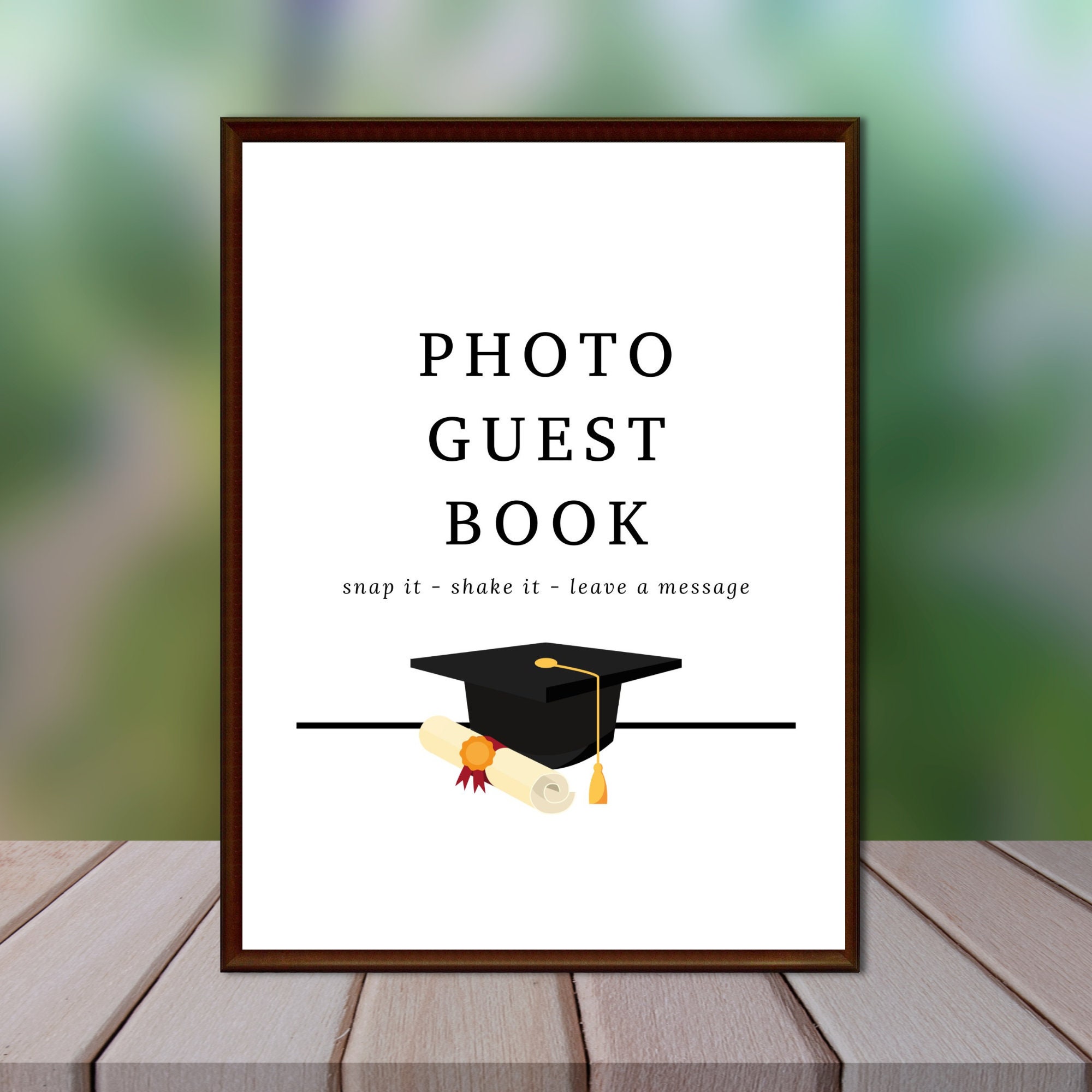 Printable Graduation Signs Table Decor Sign Bundle of 6 Signs Instant ...