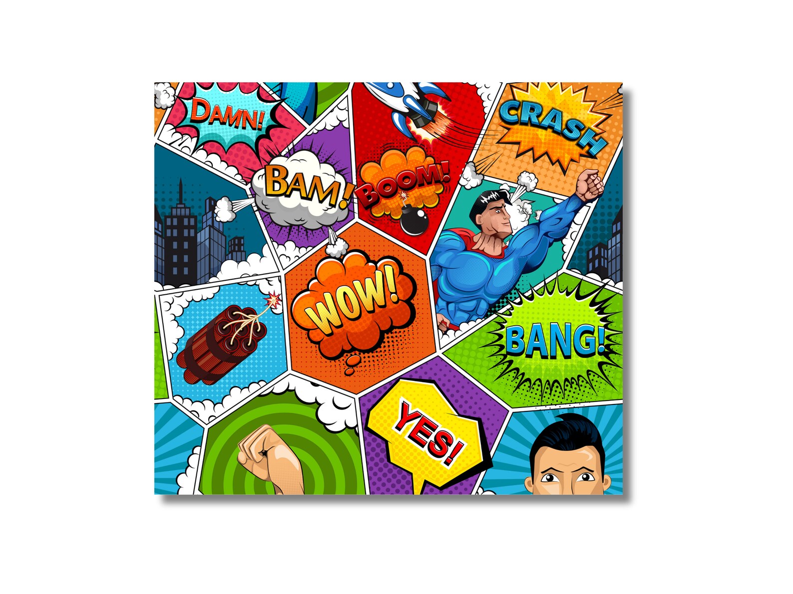 Comic Tumbler Wrap PNG, Super Hero Tumbler Wrap, Comic Book Sublimation ...