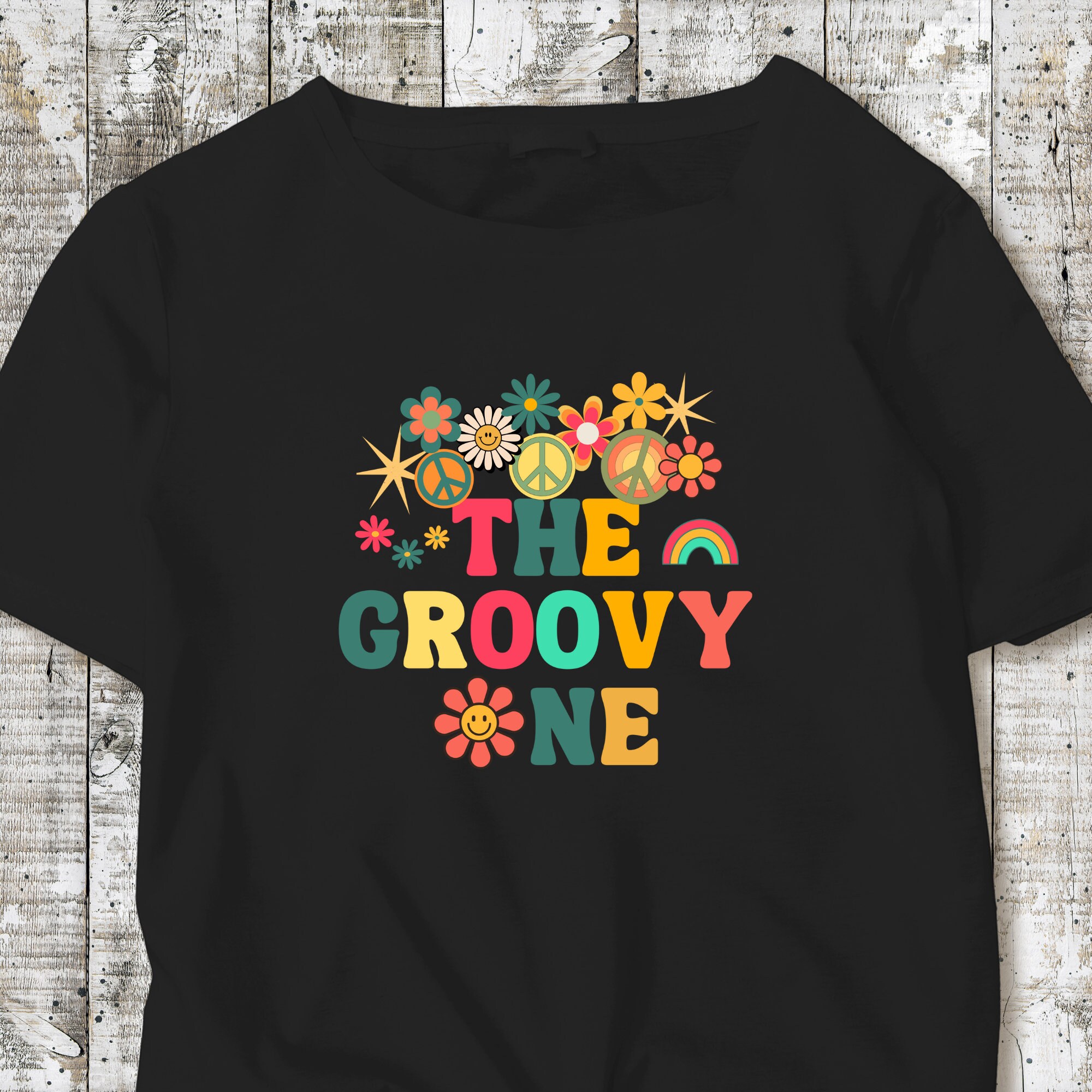 Groovy One Family Birthday PNG SVG Bundle: Retro 1st Birthday (digital ...