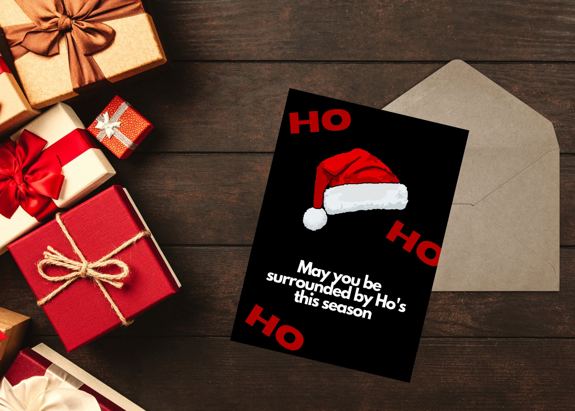 Sarcastic Christmas Card Template Snarky Christmas Funny Holiday Cards ...