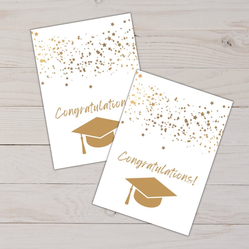 Graduation Gift Tags Printable Gift Tags Congratulations - Etsy