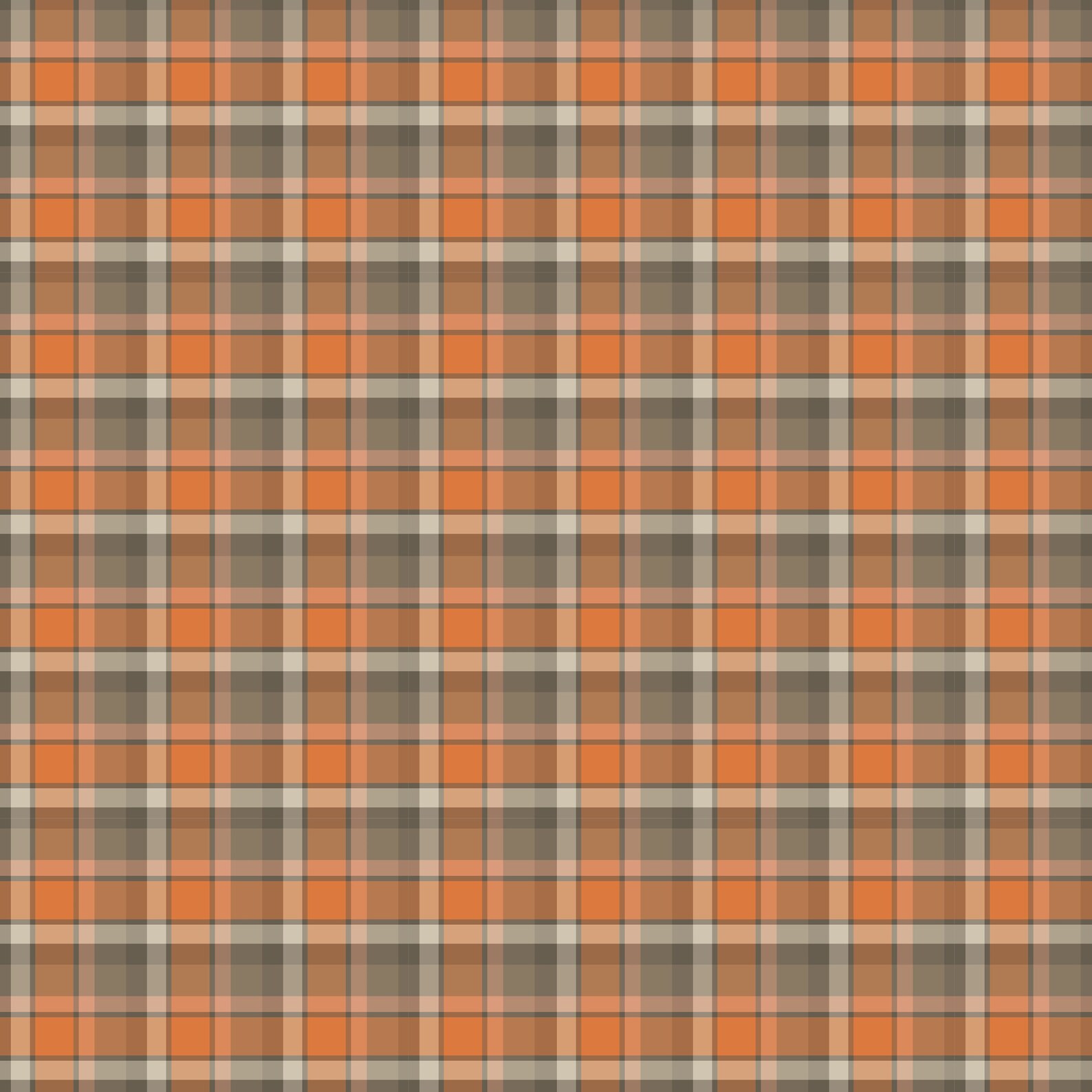 Orange Plaid Digital Paper | Digital Paper Pack | Gingham Check Digital ...