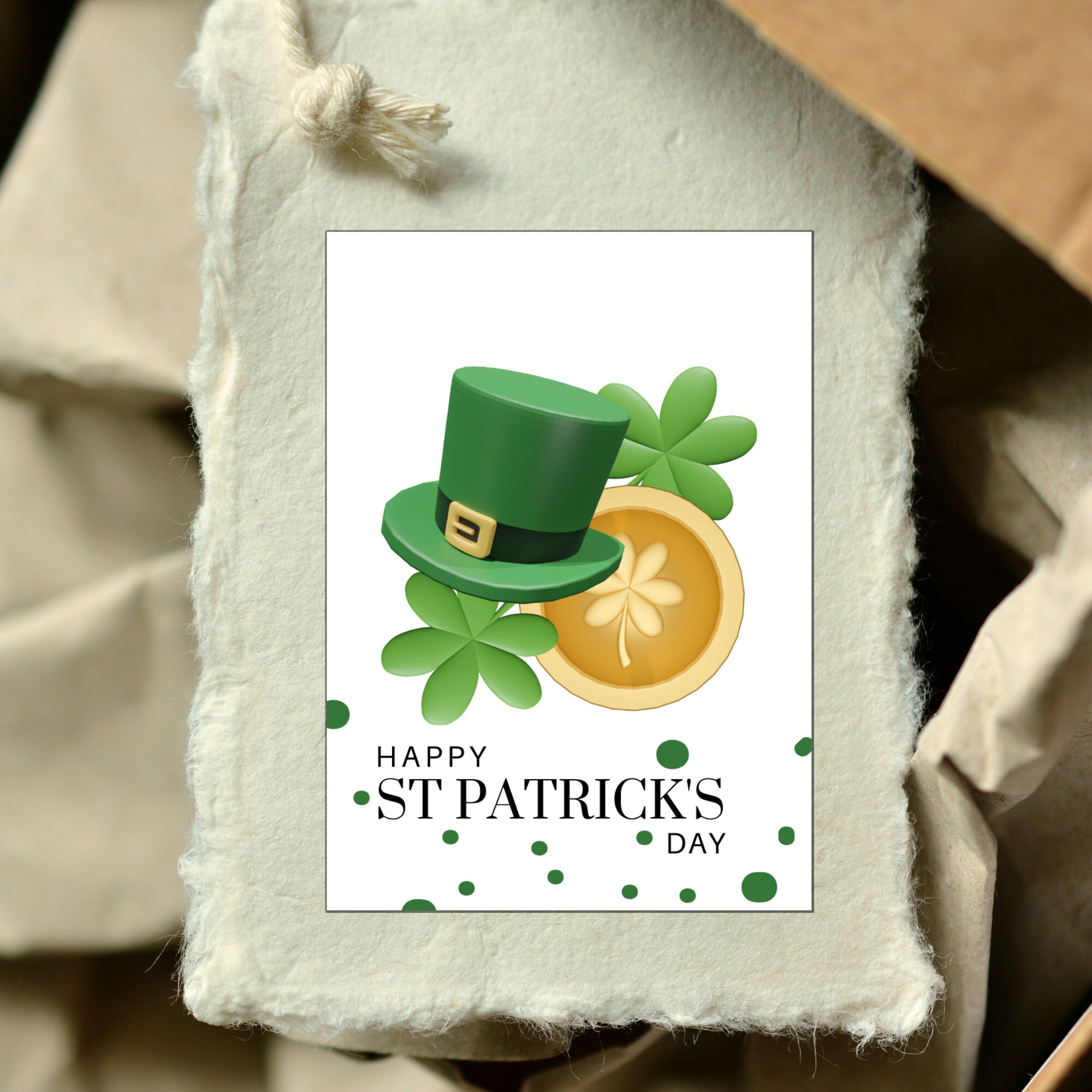 Ready to Print Gift Tag St Patrick's Day Gift Tag Treat Bag Tags St ...