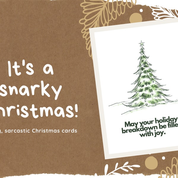 Snarky Christmas - Etsy