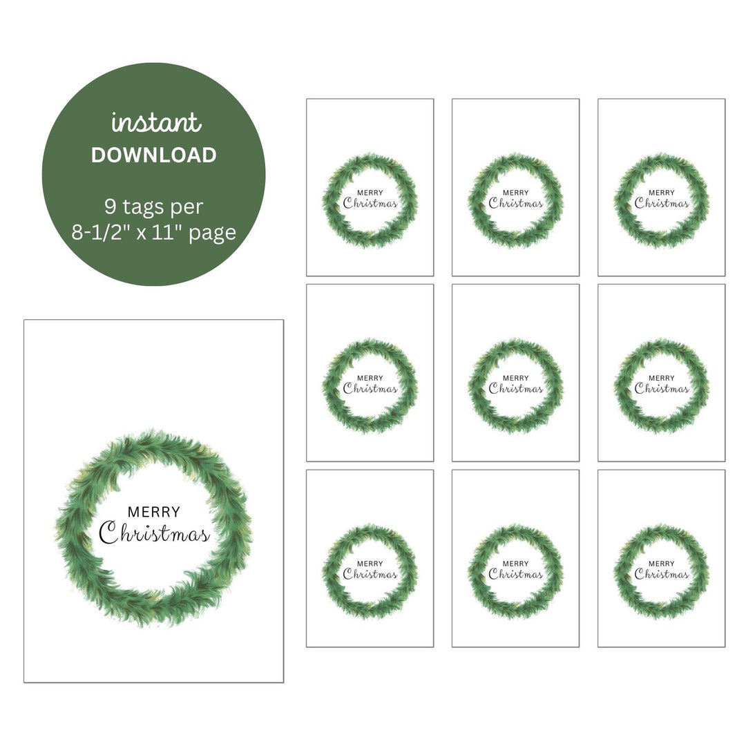 Christmas Gift Tags | Printable Gift Tags | Simple Gift Tags ...
