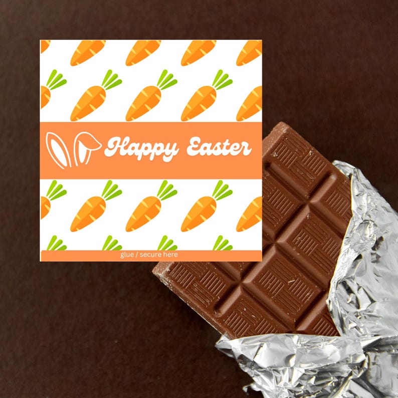 Printable Easter Candy Bar Wrappers: Treat Favors (digital Download) - Etsy
