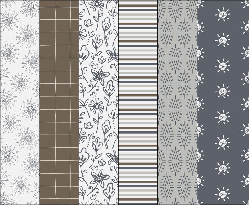 Boho Digital Paper Pack: 12x12 Seamless Patterns (digital Download) - Etsy