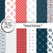 Nautical Digital Paper Pack | Coastal Seamless Patterns | Instant ...