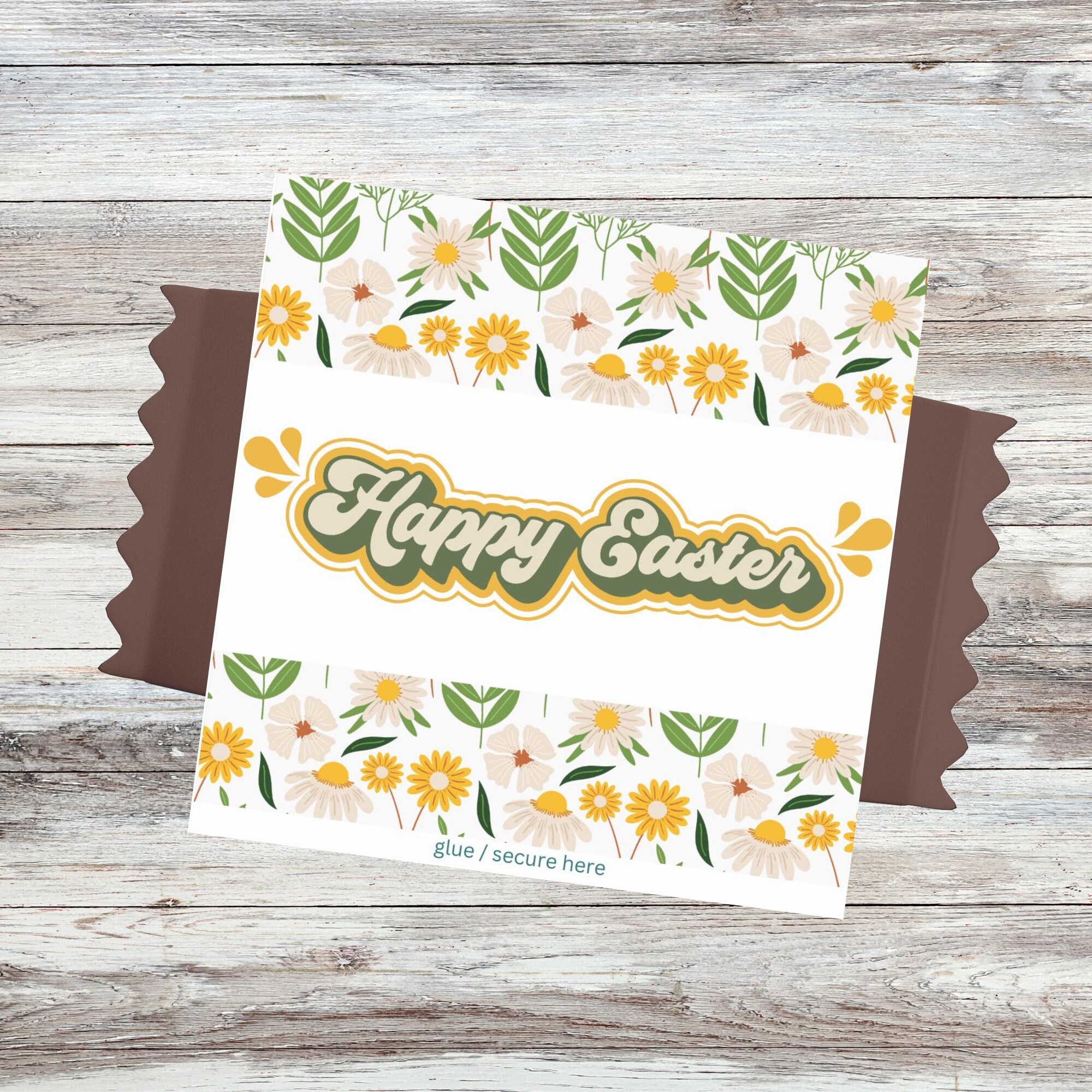 Printable Easter Candy Bar Wrapper Template Easter Favors Chocolate Bar ...