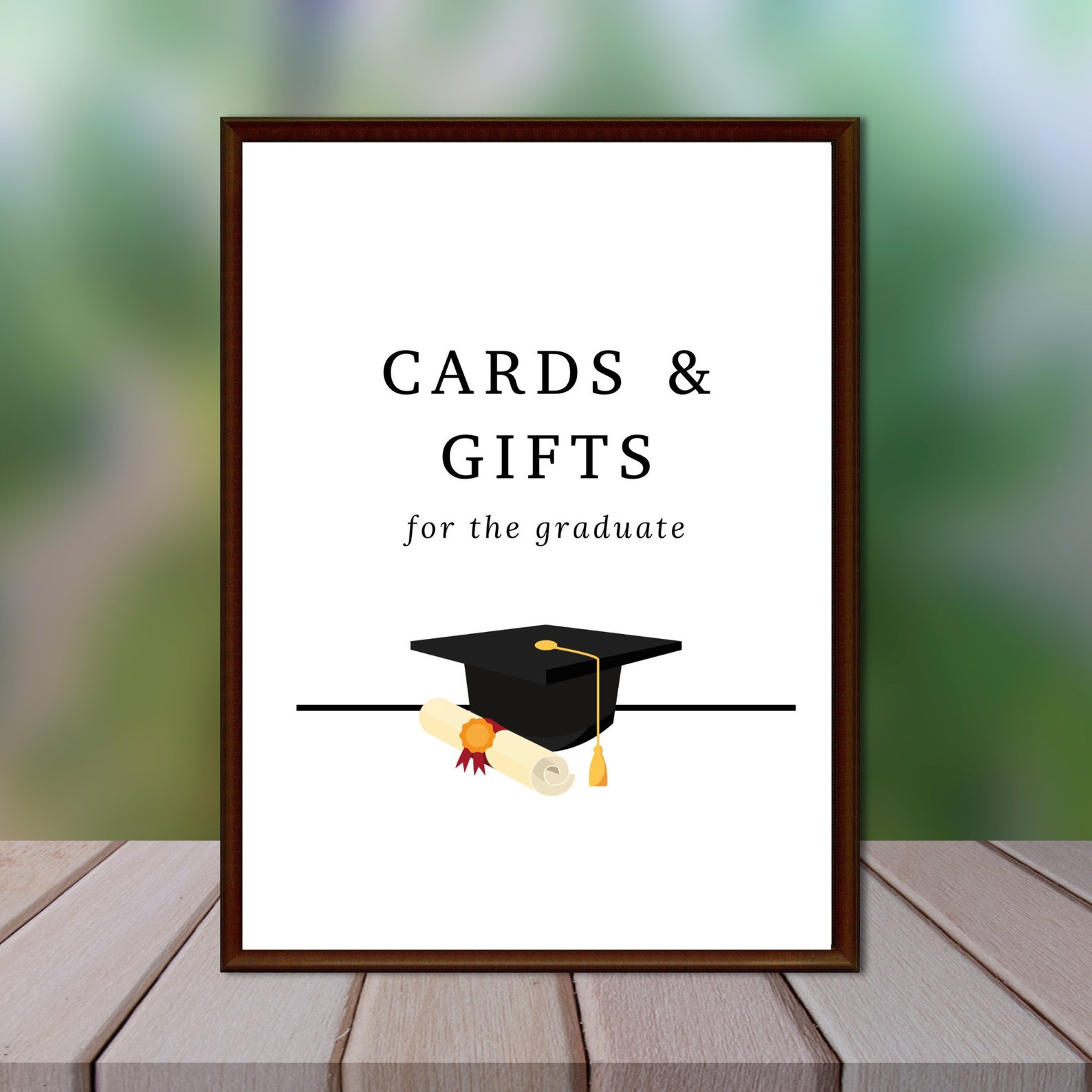 Printable Graduation Signs Table Decor Sign Bundle of 6 Signs Instant ...